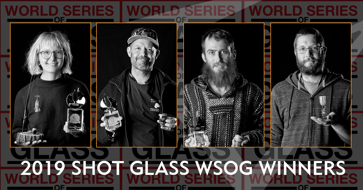 2019 World Series of Glass Shot Glass Winners: Glass Vegas Expo ...